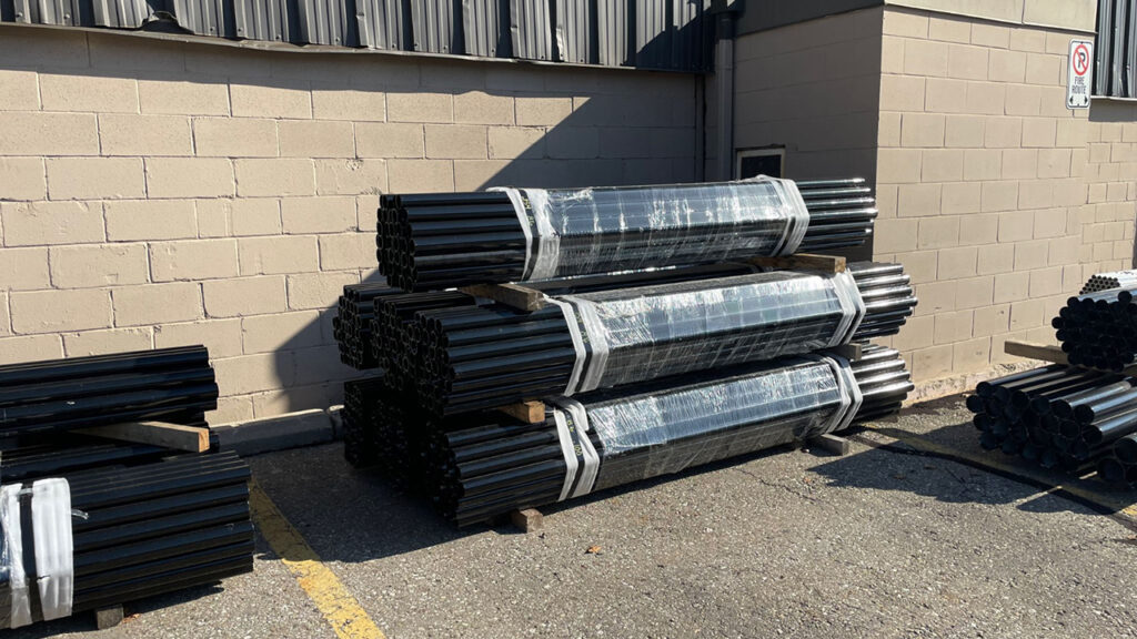 Black Powder Coated Tubes – Sunaar Steel Tube & Galvanizing Inc.